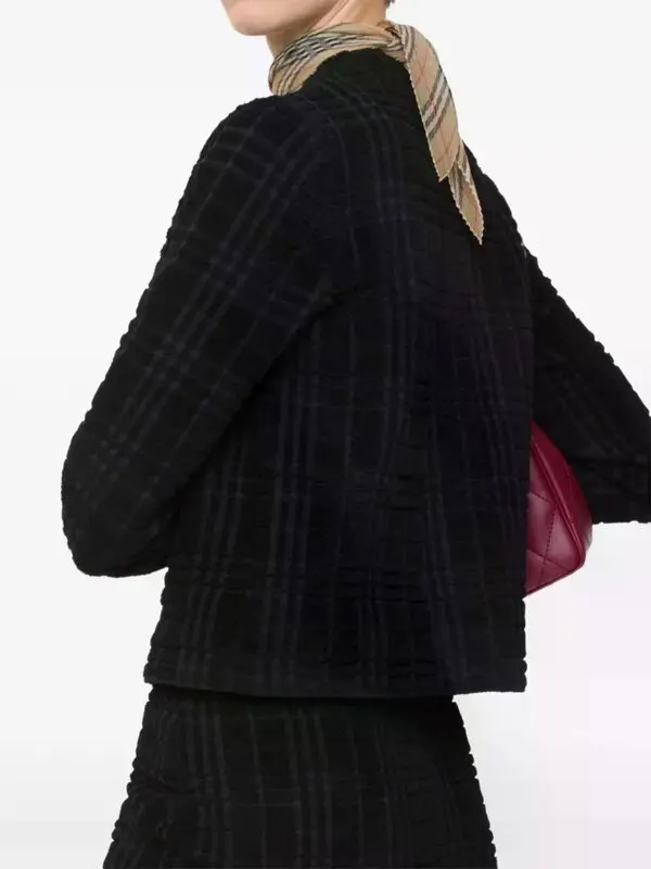 Burberry Check Mini Skirt - Black