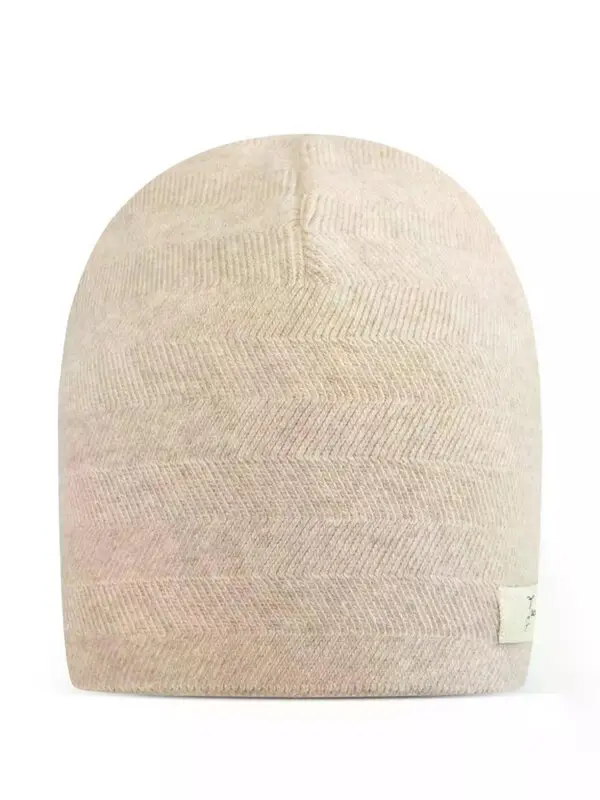 Jacquemus Logo Beanie Hat - Neutrals