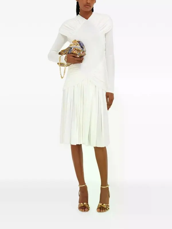 FERRAGAMO Gancini Chain Folded Shoulder Bag