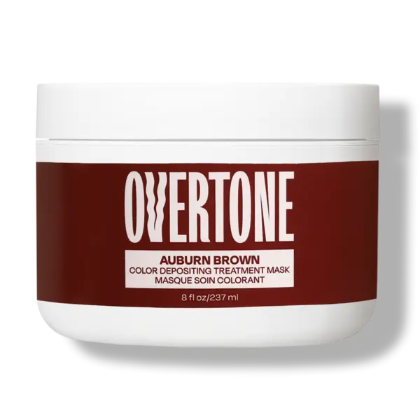 OVERTONE Semi Permanent Color-depositing Deep Conditioning Mask - Auburn Brown