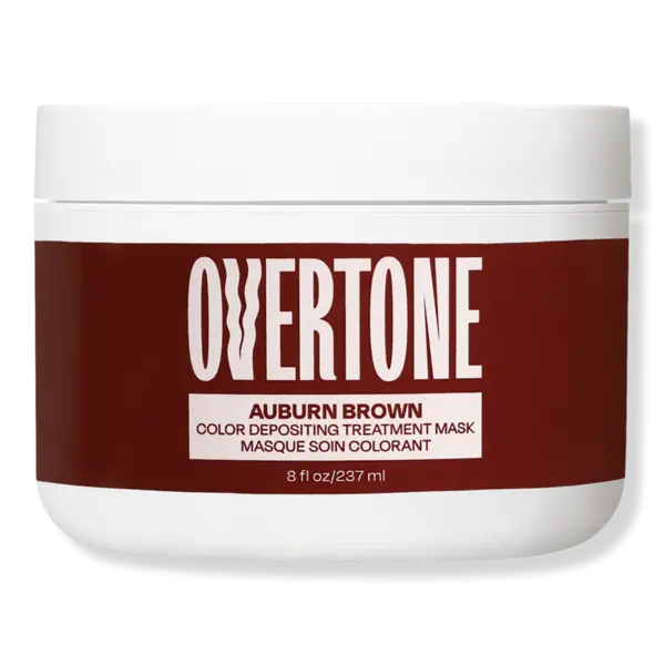 OVERTONE Semi Permanent Color-depositing Deep Conditioning Mask - Auburn Brown