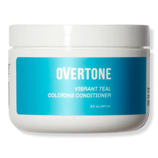 OVERTONE Semi Permanent Color-depositing Deep Conditioning Mask - Vibrant Teal