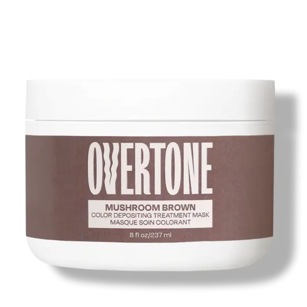 OVERTONE Semi Permanent Color-depositing Deep Conditioning Mask - Mushroom Brown