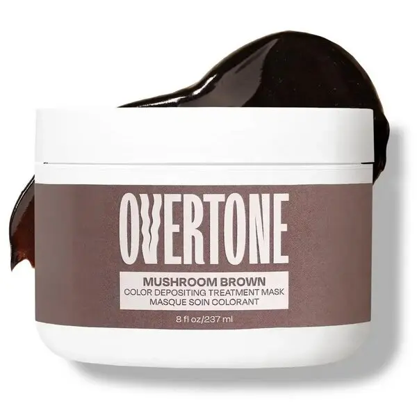 OVERTONE Semi Permanent Color-depositing Deep Conditioning Mask - Mushroom Brown