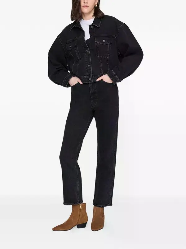 ANINE BING Quincy Button-up Jacket - Black