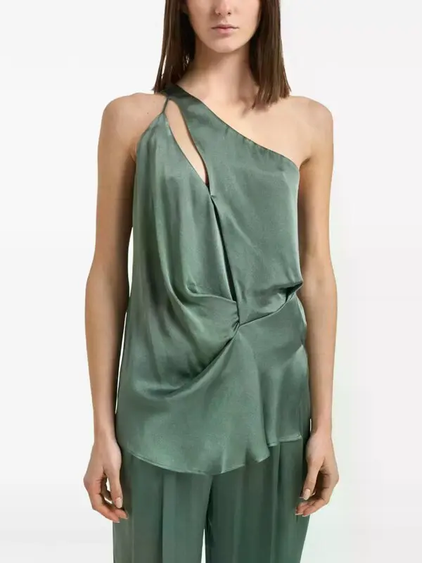 SEMICOUTURE Cut-out One-shoulder Top