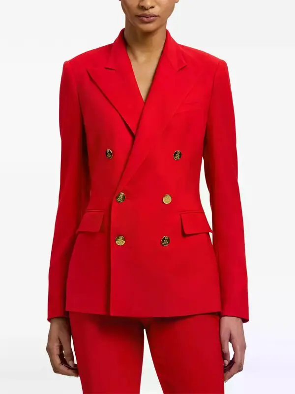 Ralph Lauren Camden Double-breasted Blazer - Red