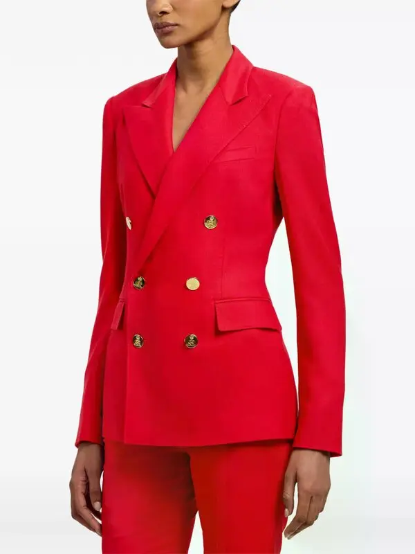 Ralph Lauren Camden Double-breasted Blazer - Red