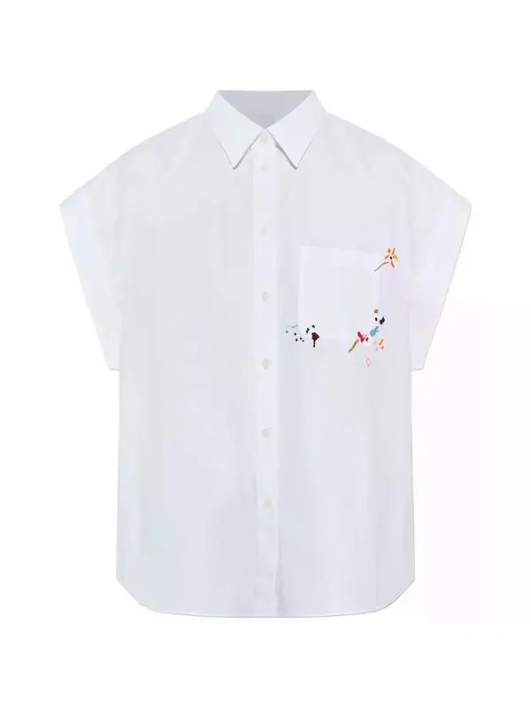 Paul Smith Floral Embroidered Shirt