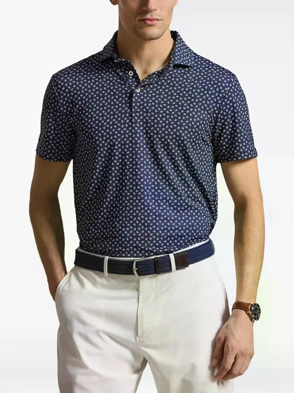 Rlx Ralph Lauren Patterned Polo Shirt