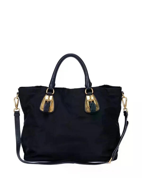 Prada Tessuto Buckle Tote