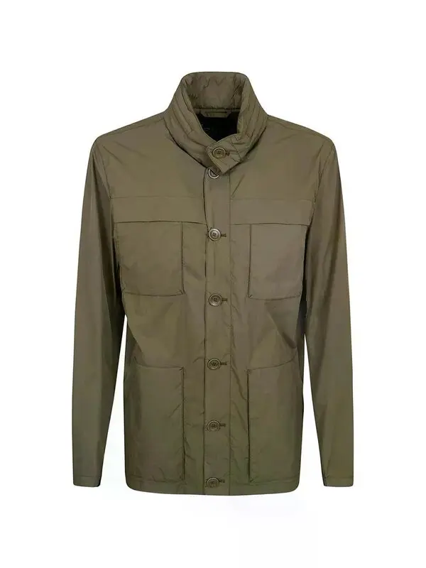 Herno Buttoned Jacket With Pockets