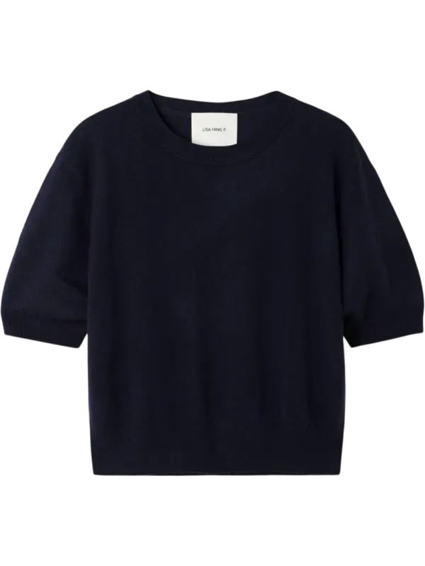 LISA YANG Genevra Cashmere T-shirt - Blue