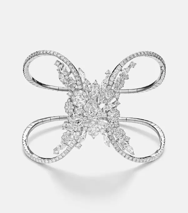 Yeprem Y-couture 18kt White Gold Diamond Bracelet - Silver