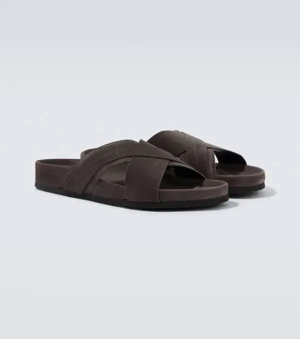 TOM FORD Suede Slides