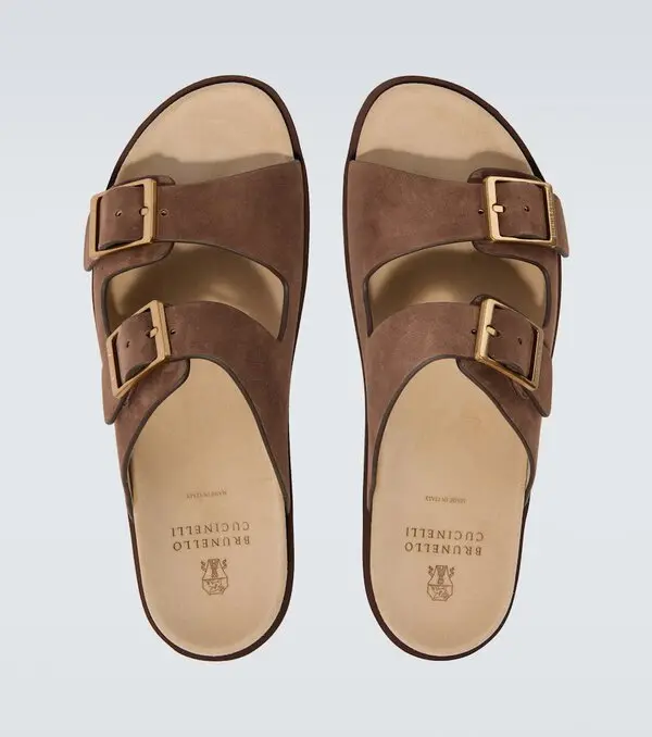 Brunello Cucinelli Suede Sandals