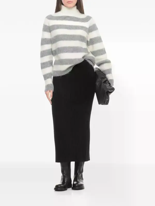 Antonelli Firenze Striped Roll-neck Sweater