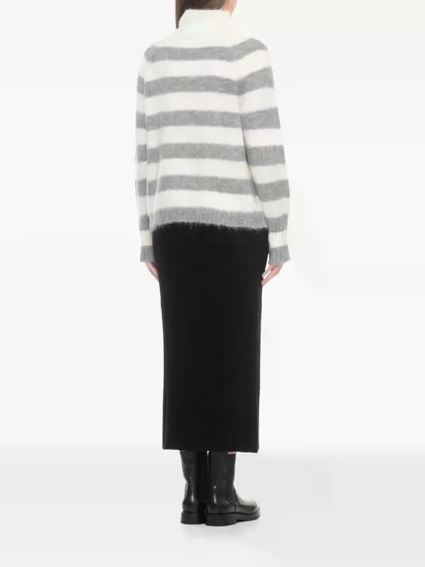 Antonelli Firenze Striped Roll-neck Sweater