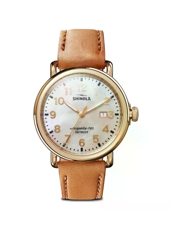 Shinola Runwell 41mm Watch - White