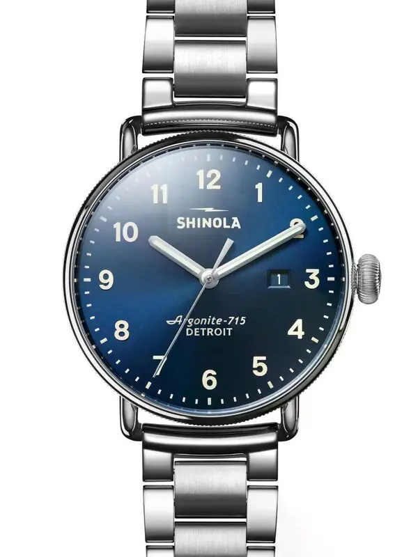 Shinola Canfield 43mm Watch - Blue