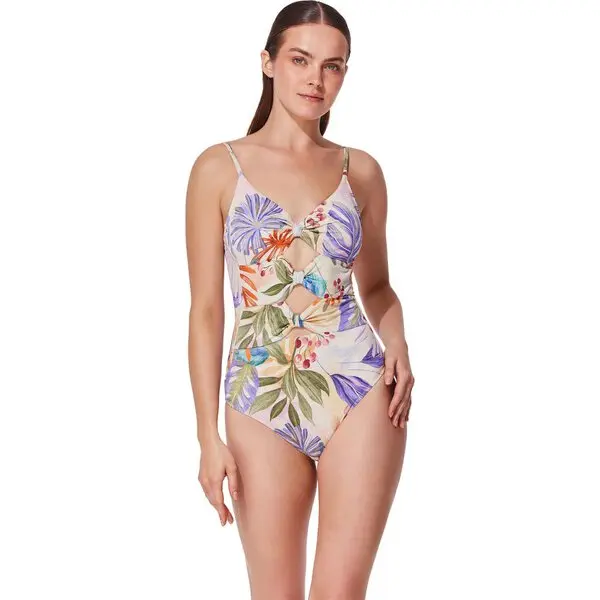 GOTTEX Cherry Blossom Cut Out One Piece - Blossom-multi