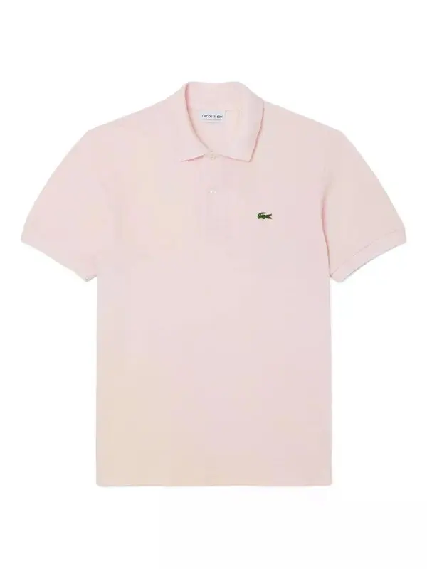 Lacoste Embroidered-logo Polo Shirt - Pink