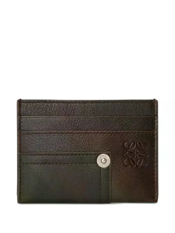 Loewe Leather Cardholder - Brown
