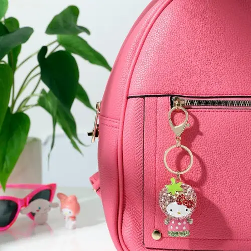 HELLO KITTY X Strawberry Shortcake Bag Charm Keychain - Pink/multi