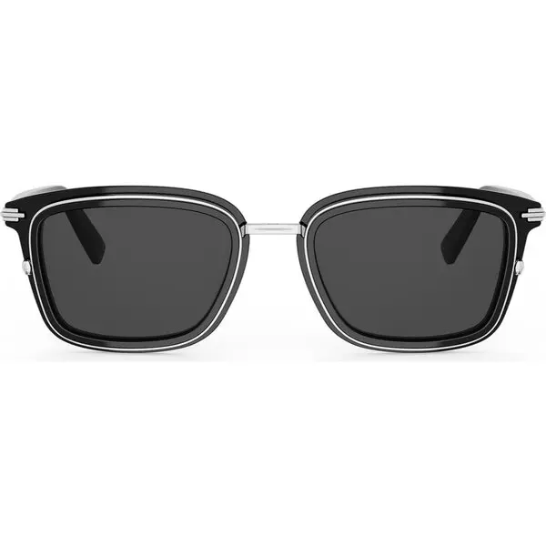 Dior Square Sunglasses - Shiny Black/smoke