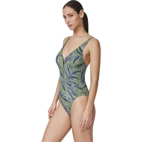 GOTTEX La Palm U-wire One-piece - Dusk-green