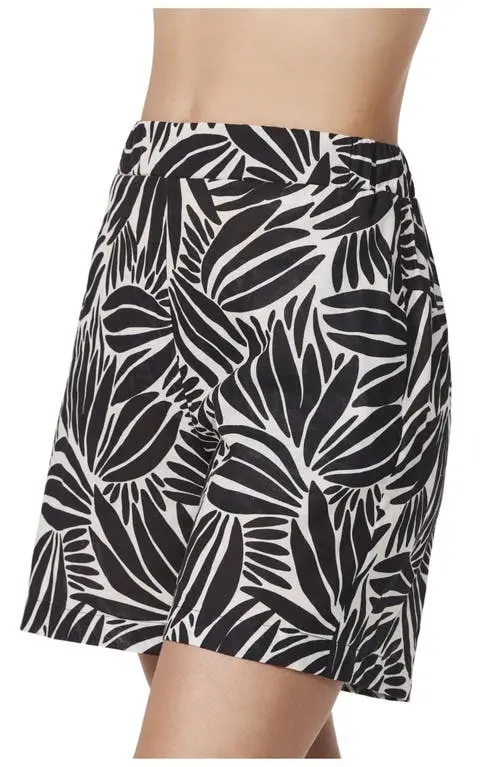 GOTTEX Comeback Short Cover-up - Black-white