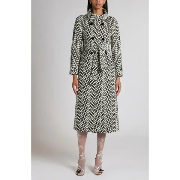 Valentino Garavani Fauve Wool-blend Coat