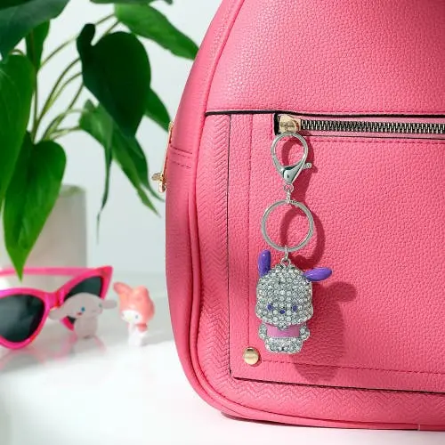 HELLO KITTY Pochacco Pavé Keychain Bag Charm