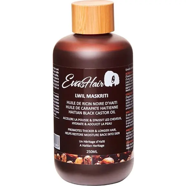 EVASHAIR Haitian Black Castor Oil - Brown