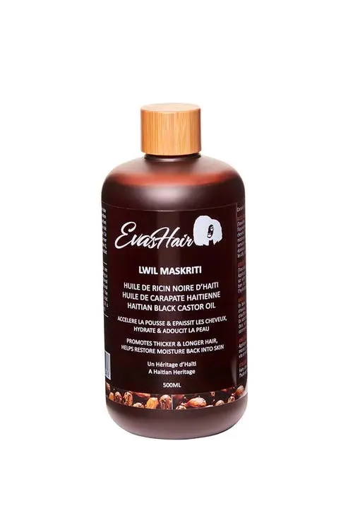 EVASHAIR Haitian Black Castor Oil - Brown