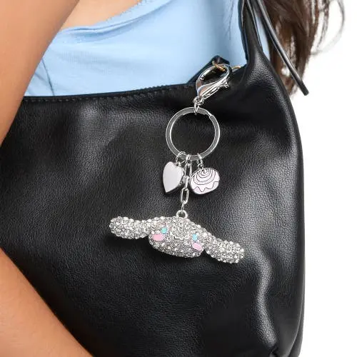 HELLO KITTY Cinnamoroll Crystal Keychain With Charms