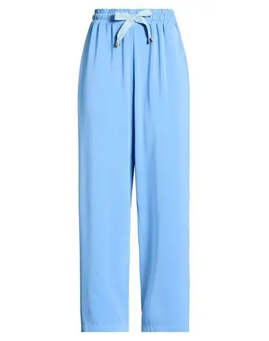 VICOLO Straight-leg Crepe Pants - Azure