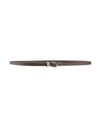 Peserico Skinny Leather Belt - Brown