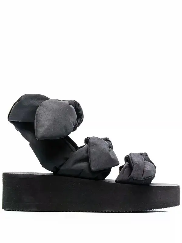 Red Valentino Bow-detail Padded-strap Platform Sandals