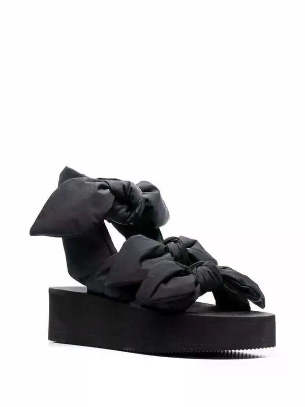 Red Valentino Bow-detail Padded-strap Platform Sandals