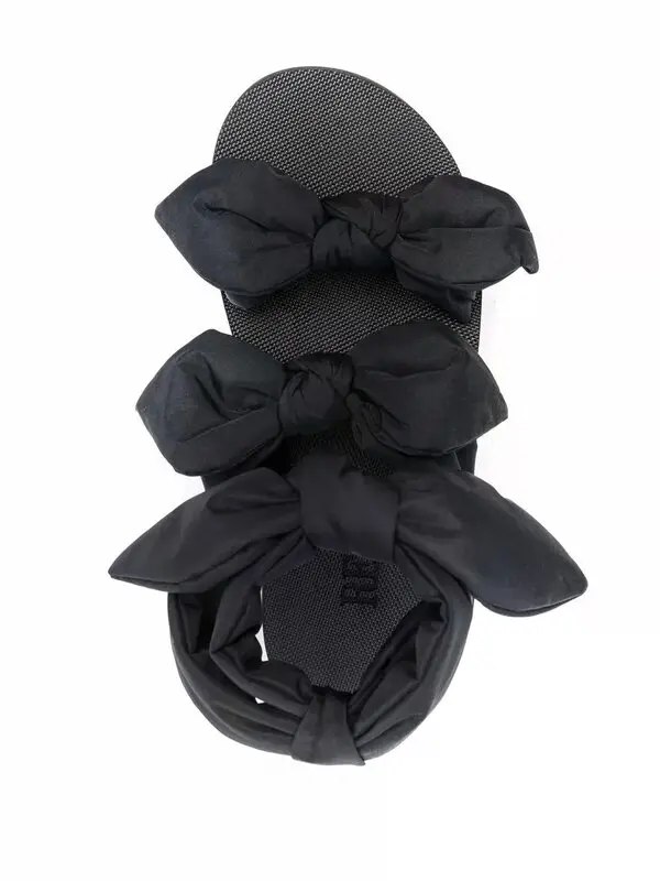 Red Valentino Bow-detail Padded-strap Platform Sandals