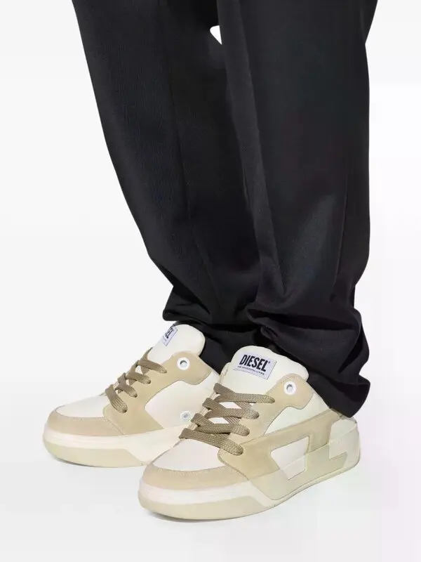 DIESEL® Panelled Low Top Sneakers