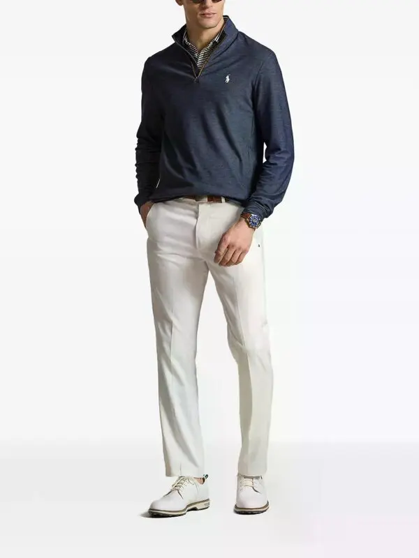 Rlx Ralph Lauren Long-sleeved Zip Sweater - Blue
