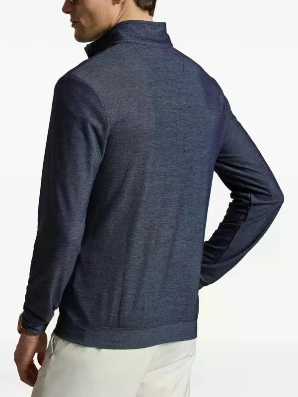 Rlx Ralph Lauren Long-sleeved Zip Sweater - Blue