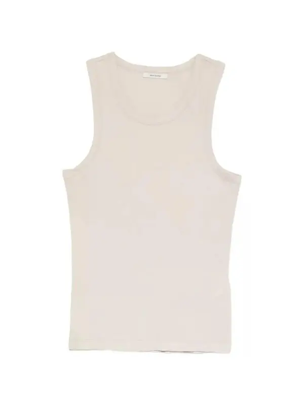 ENTIRE STUDIOS Sleeveless Vest Top - Neutrals