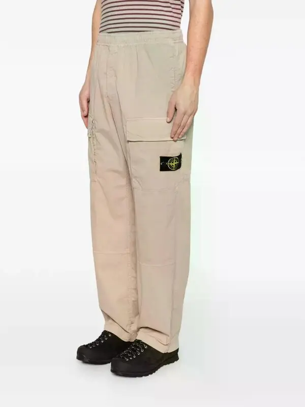 Stone Island Elasticated-waistband Cargo Trousers