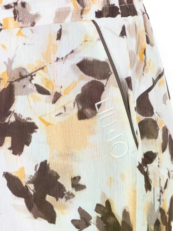 Liu Jo Printed Trousers - White