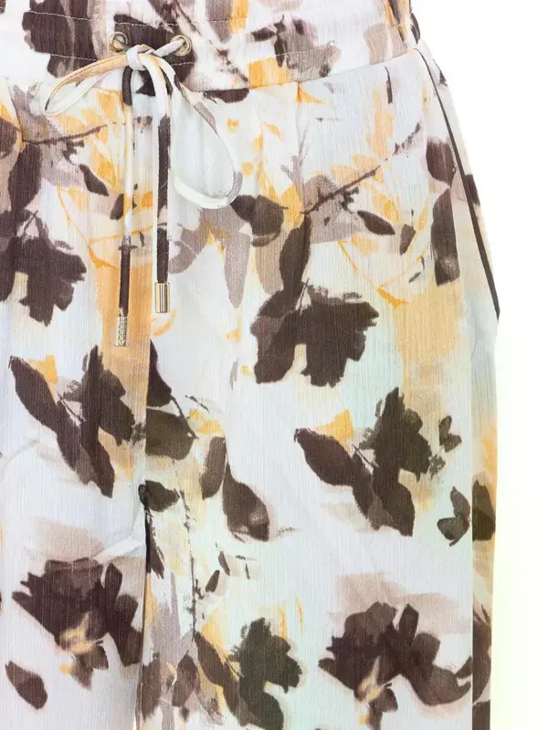 Liu Jo Printed Trousers - White