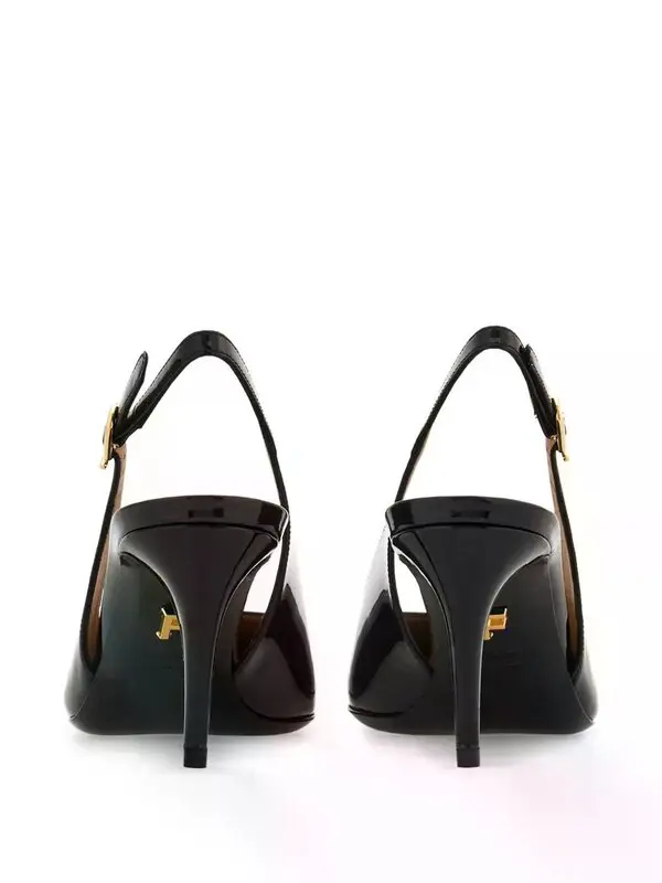 FERRAGAMO Slingback Pumps - Black