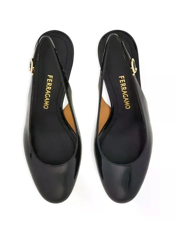FERRAGAMO Slingback Pumps - Black